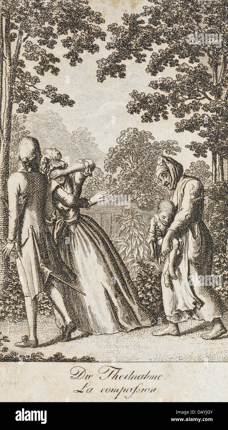 This illustration is part of a collection depicting themes of moral ...