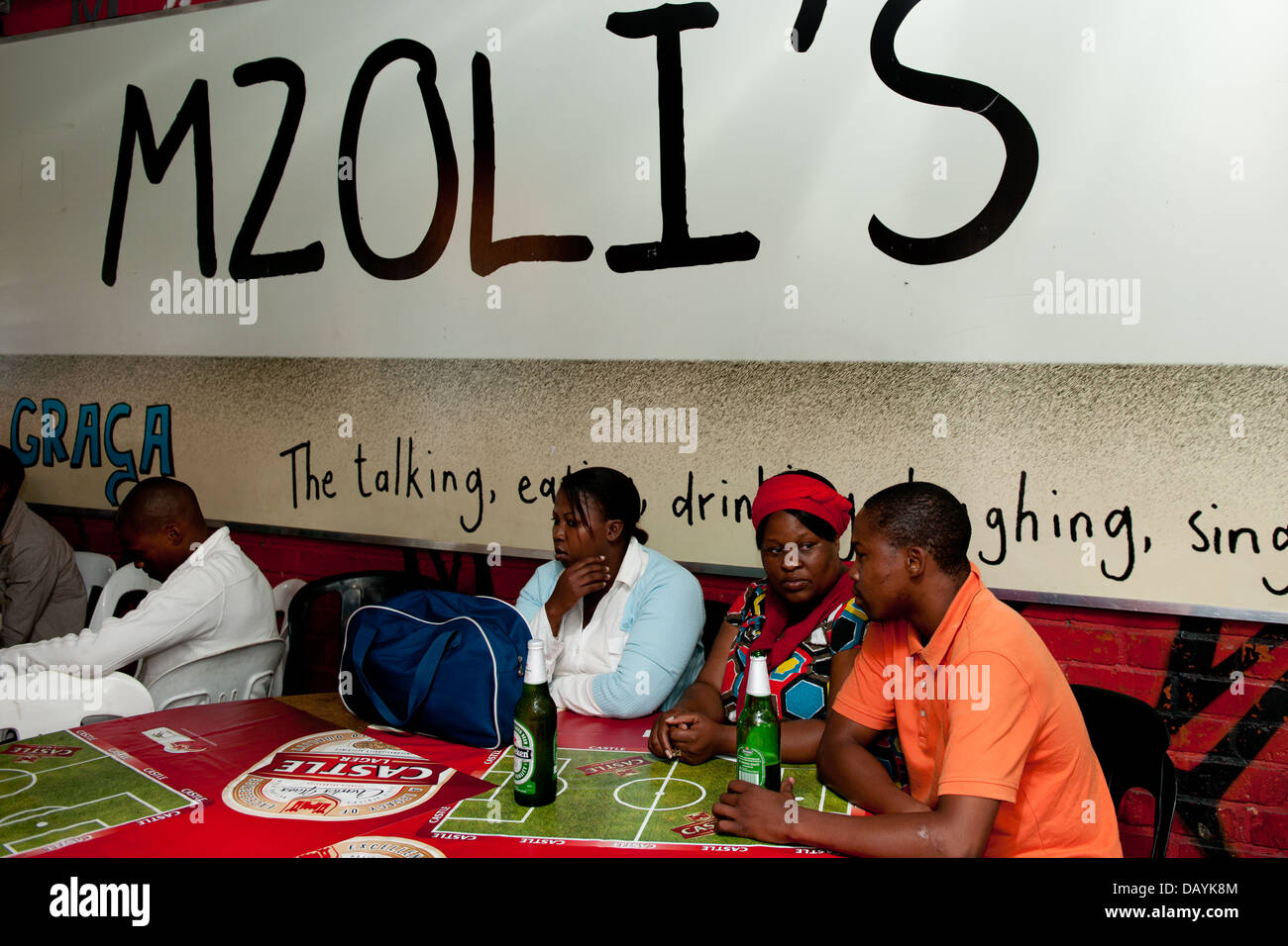Mzoli's bar and restaurant, Gugulethu township, Cape Town, South Africa ...