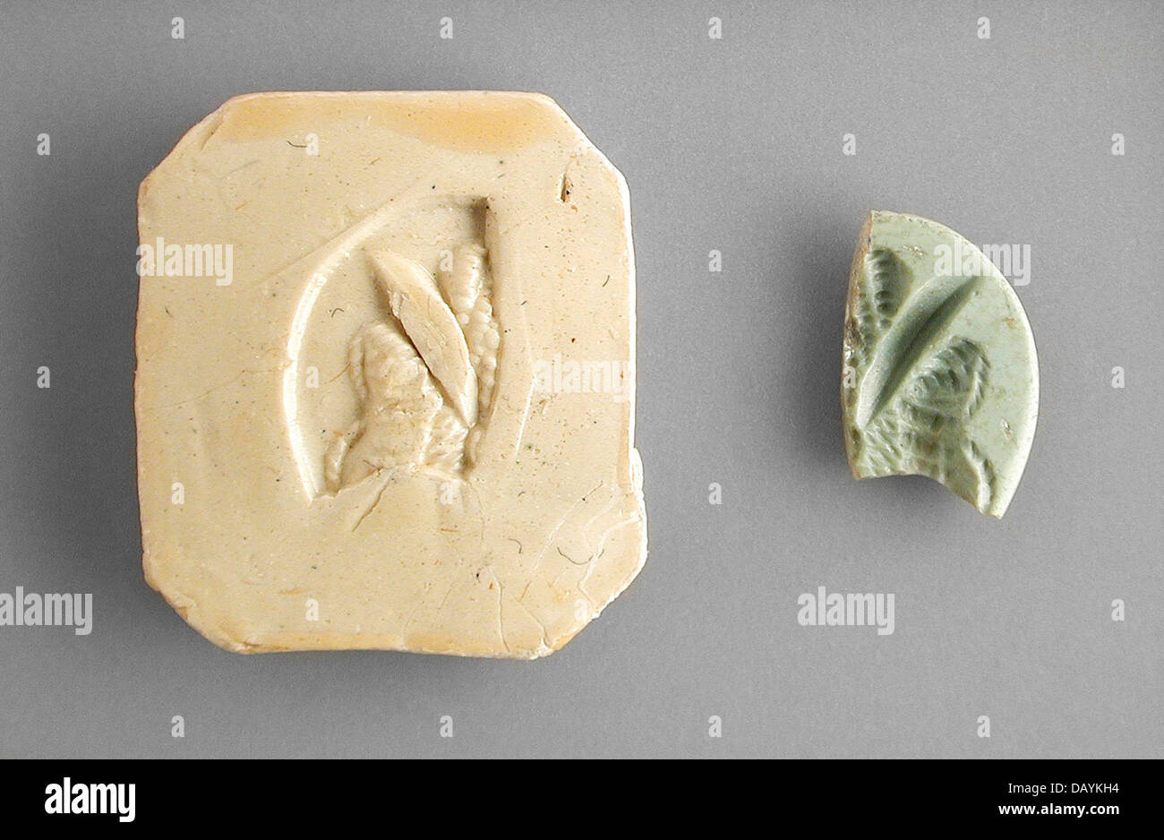 This intaglio depicts detailed engravings, showcasing the ancient ...