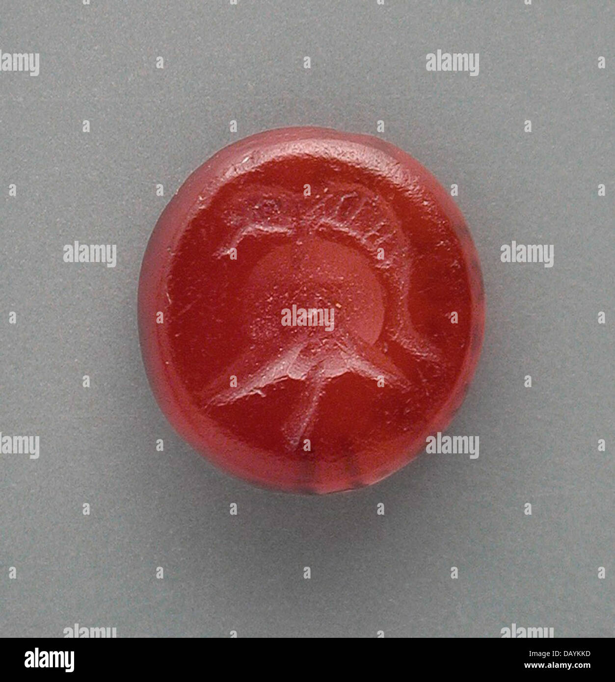 This intaglio is an engraved gemstone that reflects the artistry and ...