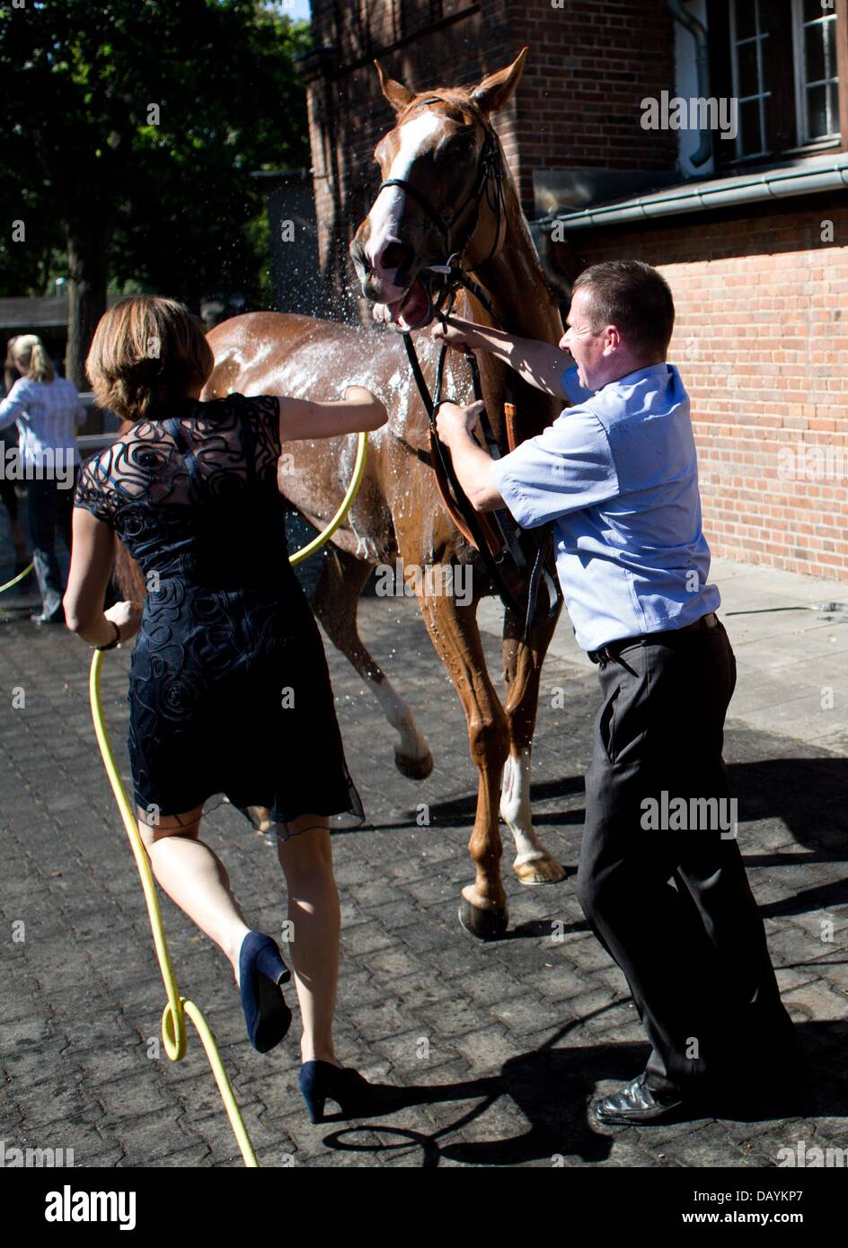 Gisela Schergen, mother of the winner of the 123rd Grand Prix of Berlin ...