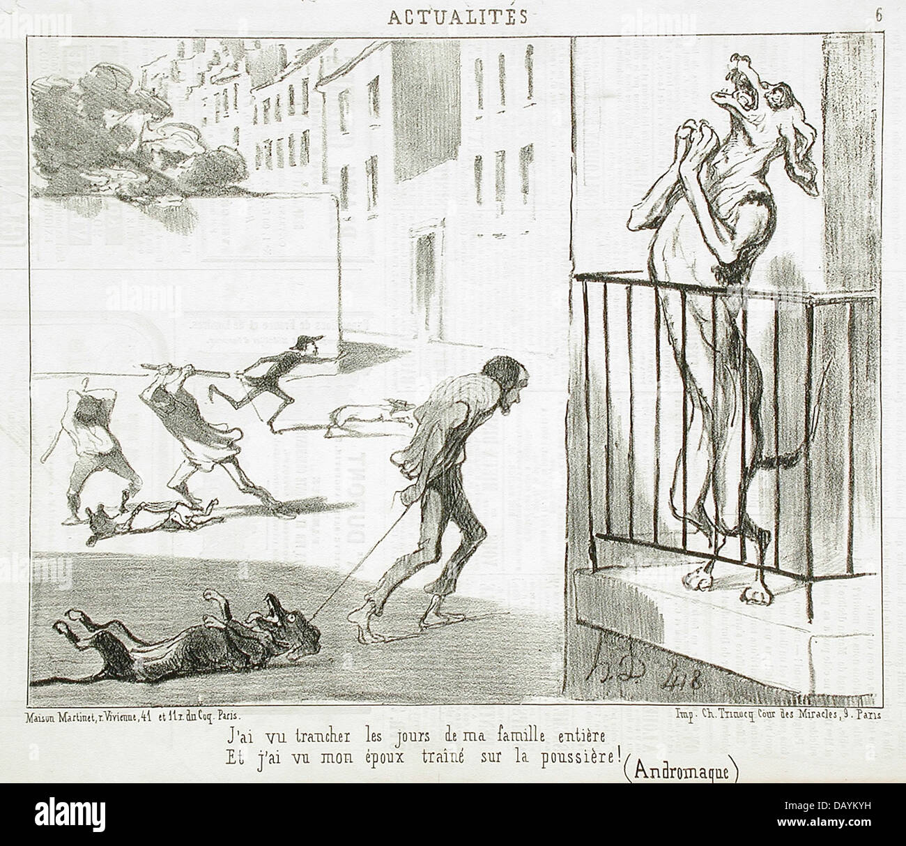 A powerful work titled 'I saw the days of my family cut off' from LACMA ...