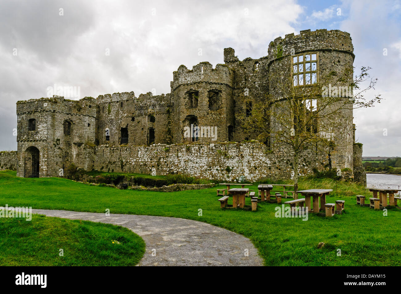 The facade of the east range showing a well-fortified but extremely ...
