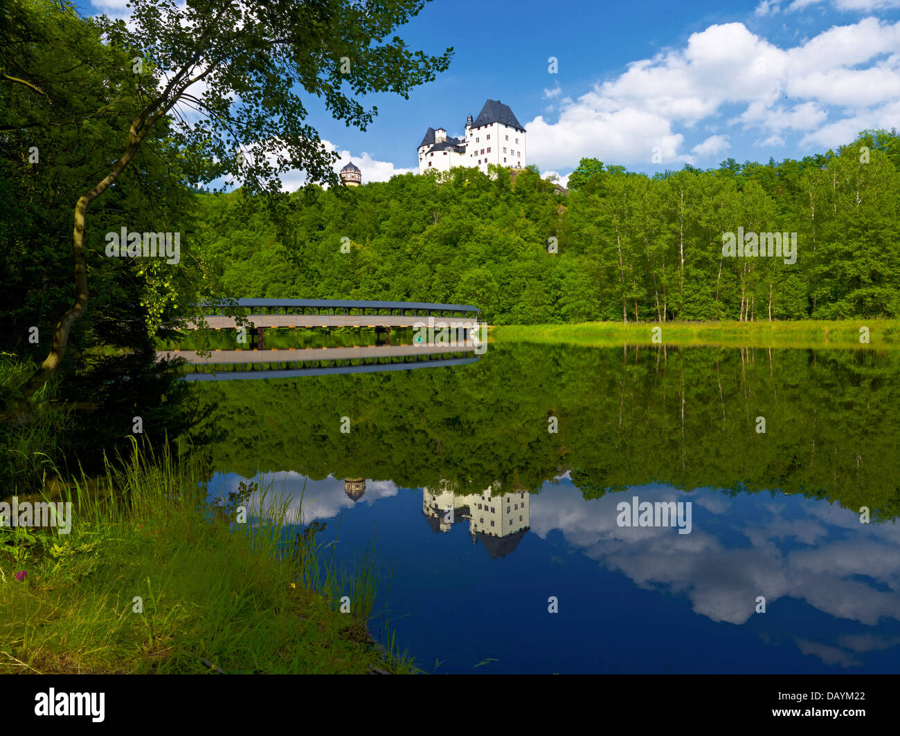 Burgk Castle, Thuringia, Germany Stock Photo - Alamy