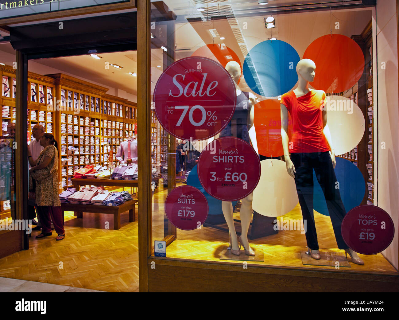 Shop window display at Brent Cross Shopping Centre, London Borough of ...