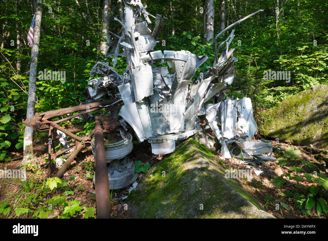 Crash site of B-18 Bomber on Mount Waternomee in Woodstock, New ...