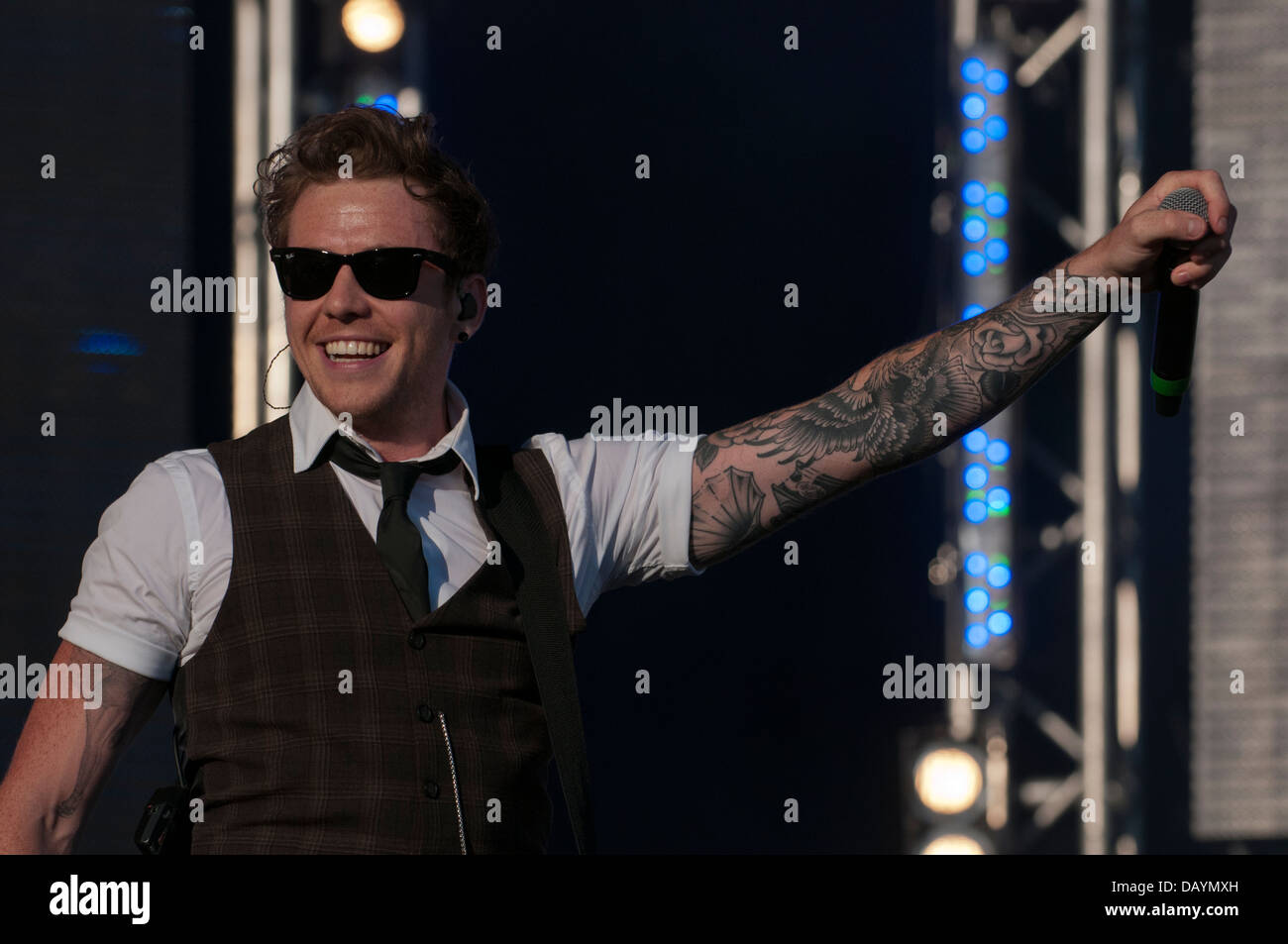 Danny Jones (lead vocals and guitar) of multi platinum selling band ...