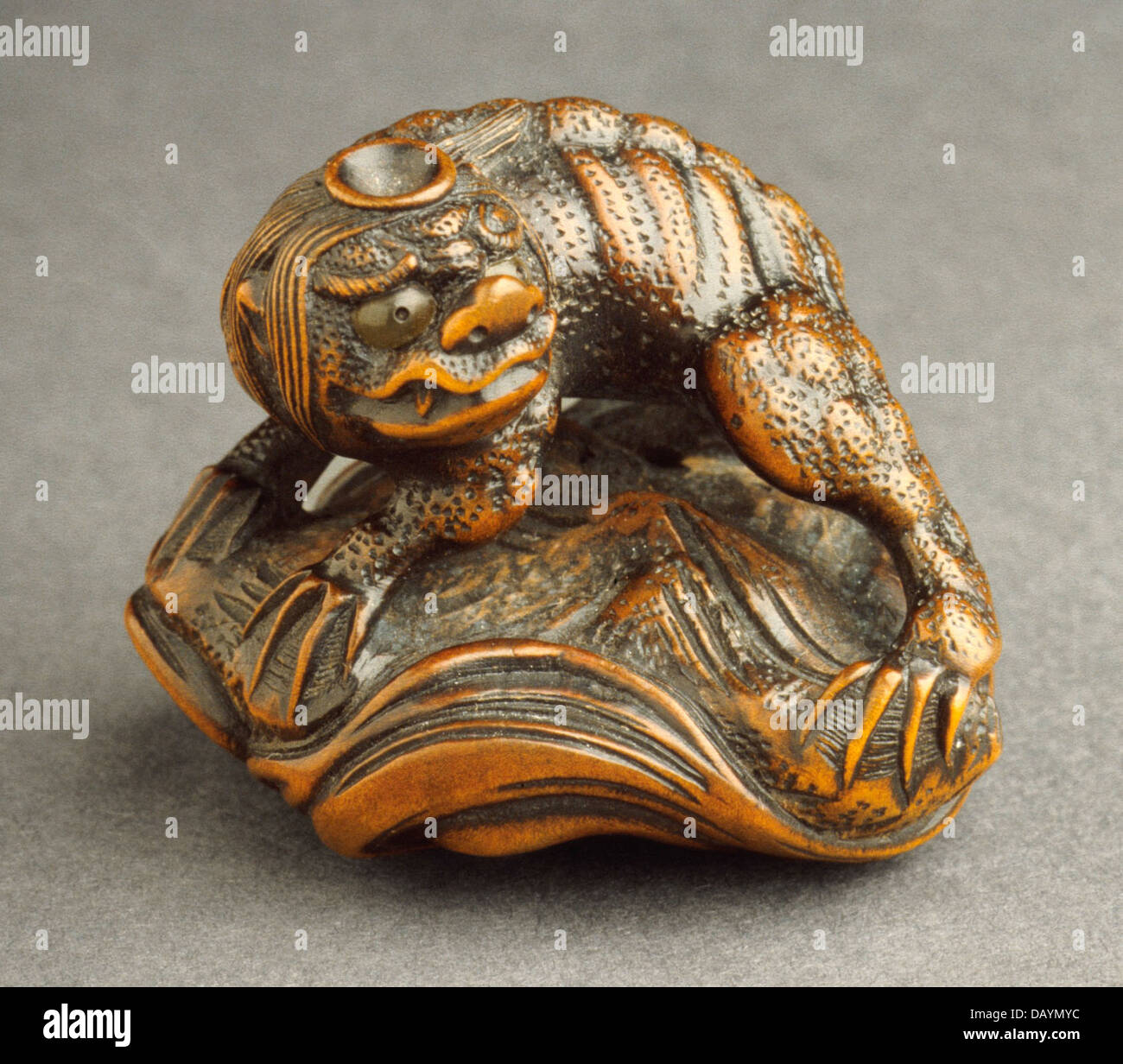 This artwork depicts Kappa, a mythical creature from Japanese folklore ...