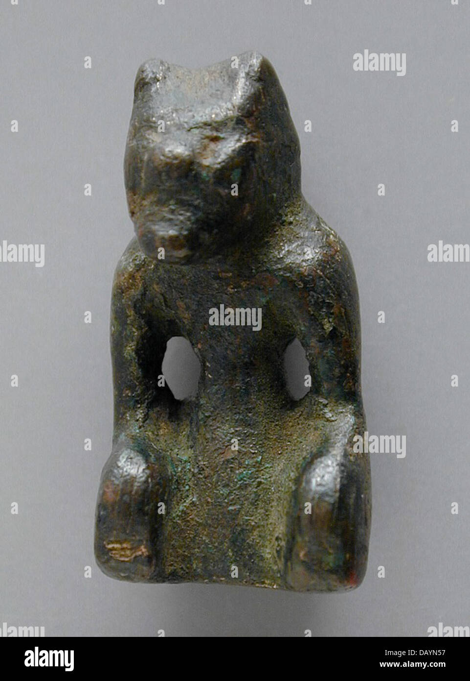 A kneeling figure sculpture from the Los Angeles County Museum of Art ...