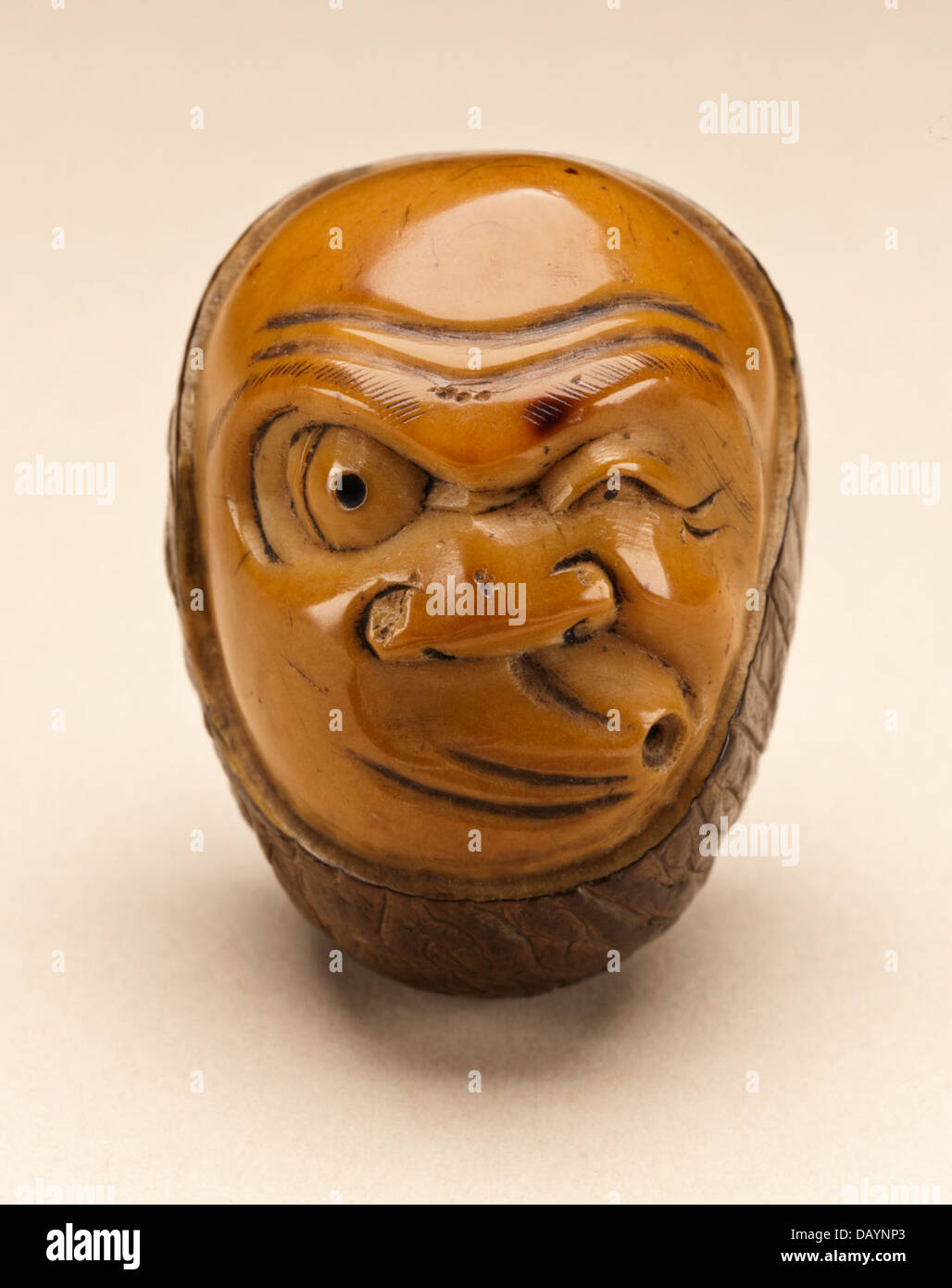 The Kyogen mask of Hyottoko represents a comical character from ...