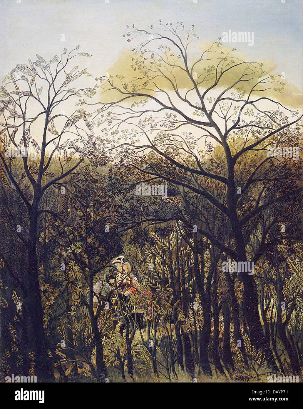 Henri Rousseau - Le Douanier Rousseau Forest Rendez-vous 1886 Stock ...