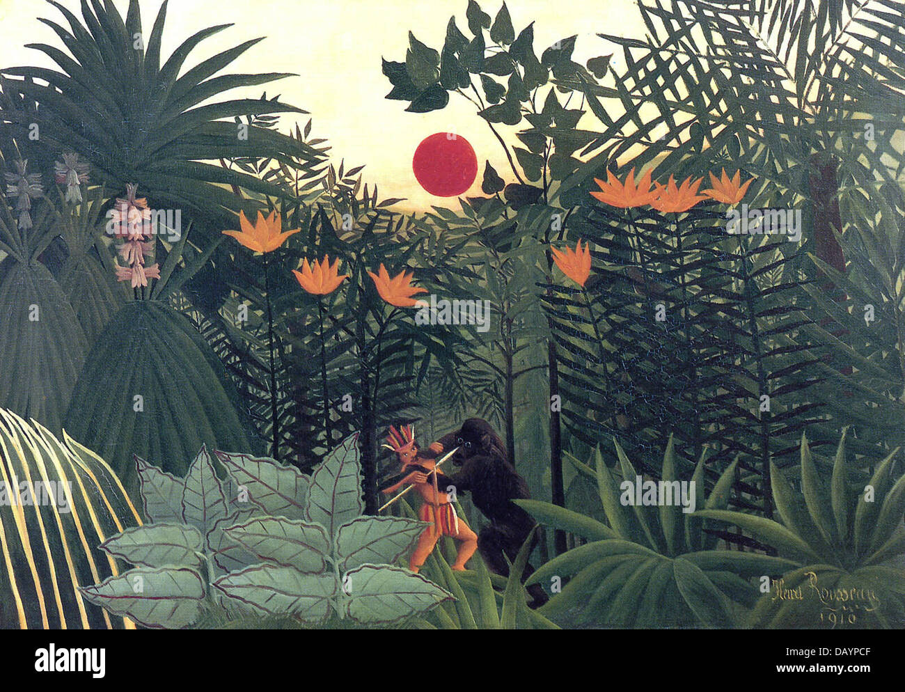 Henri Rousseau - Le Douanier Rousseau Paysage exotique - An American ...