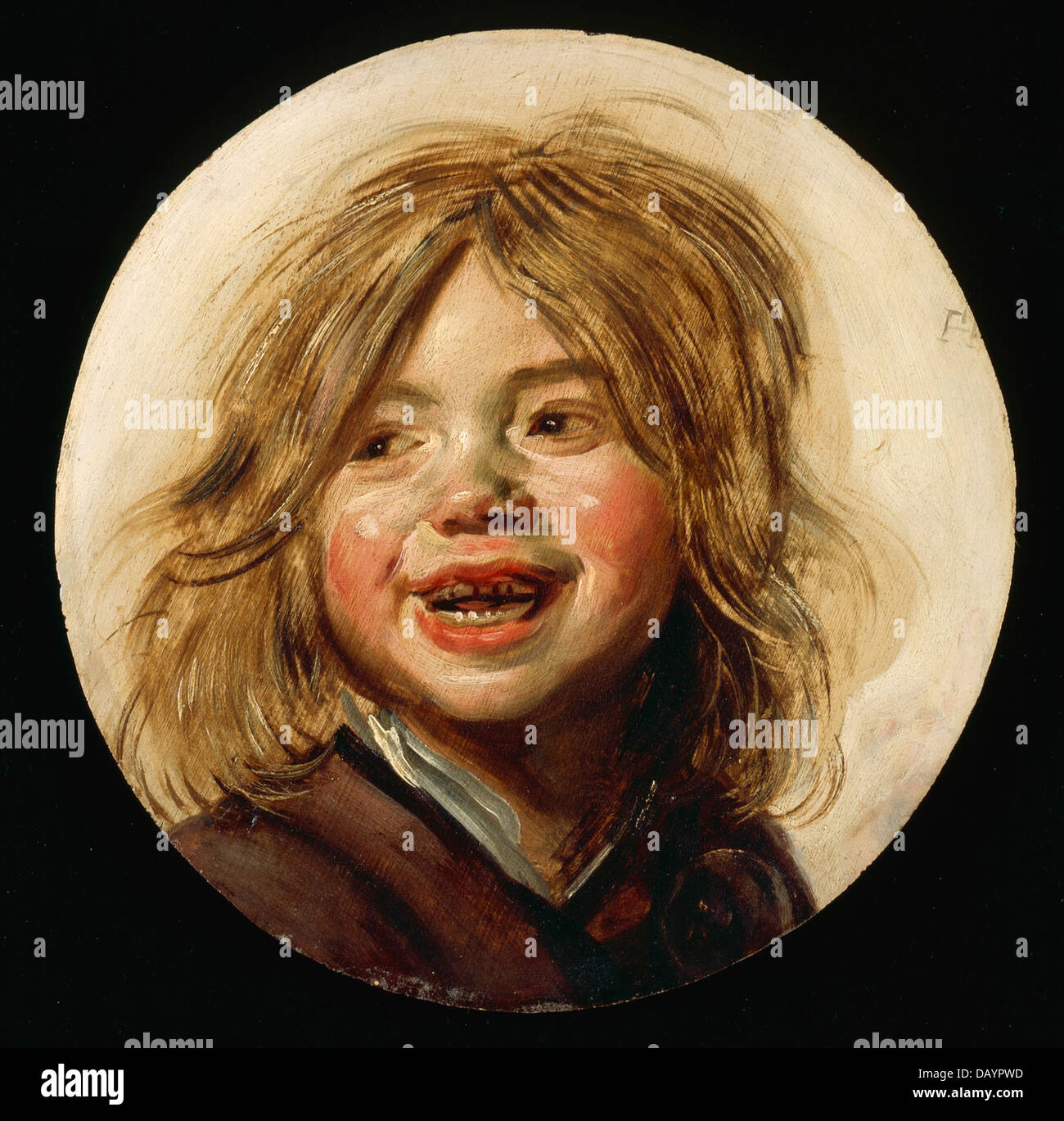 This sculpture, 'Laughing Child', captures the innocence and joy of ...