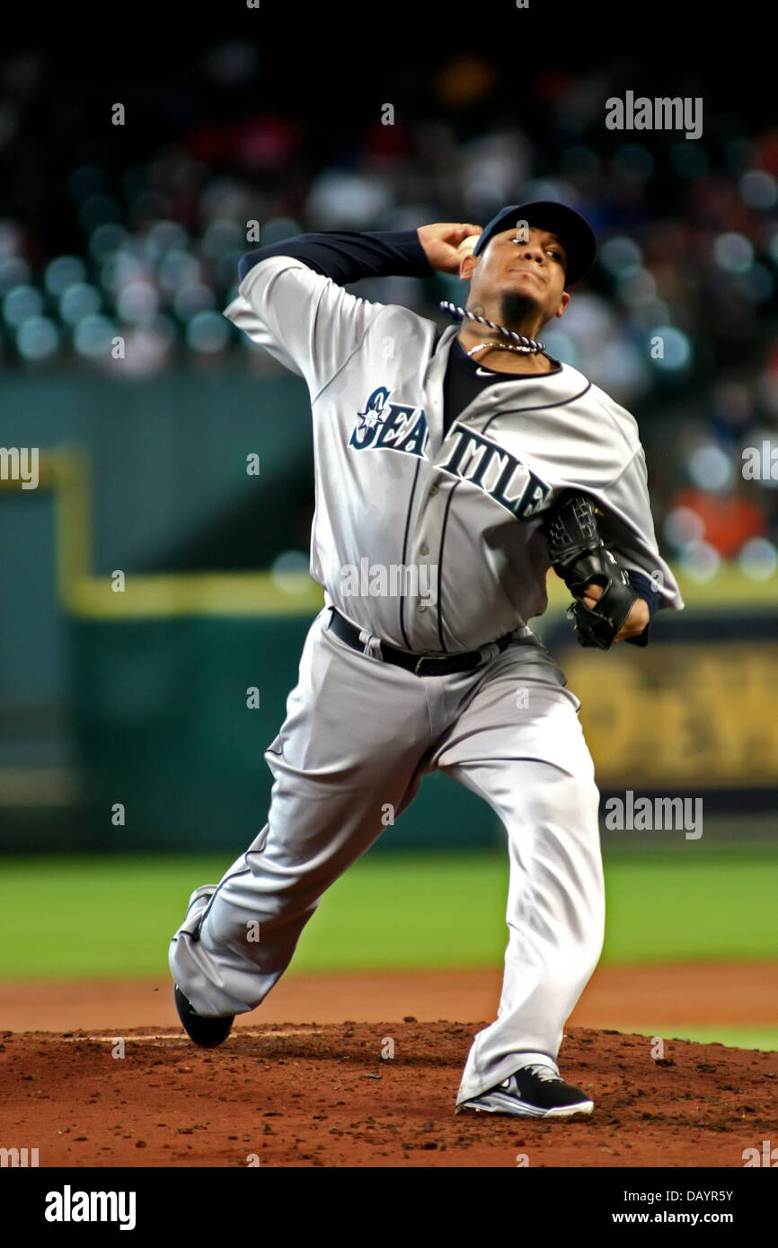 Seattle mariners pitcher felix hernandez hi-res stock photography and ...