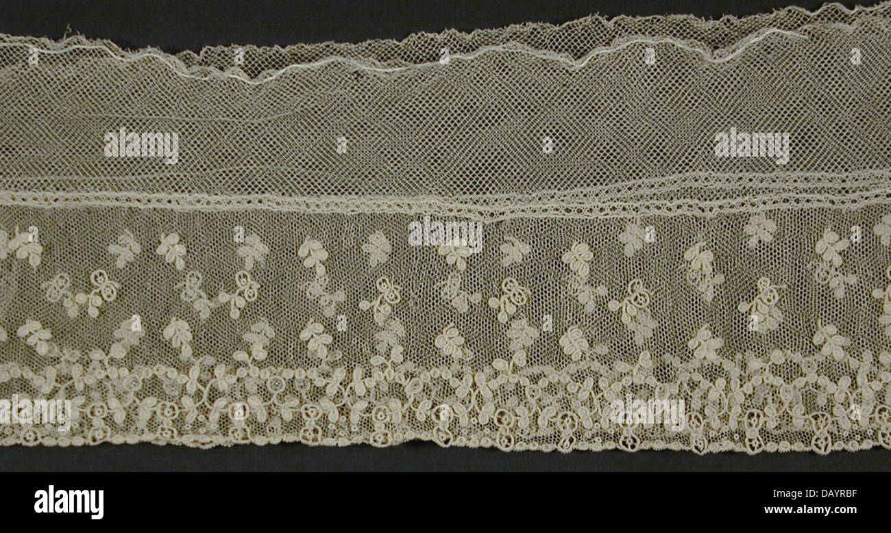 This set of lace lengths, part of the Los Angeles County Museum of Art ...