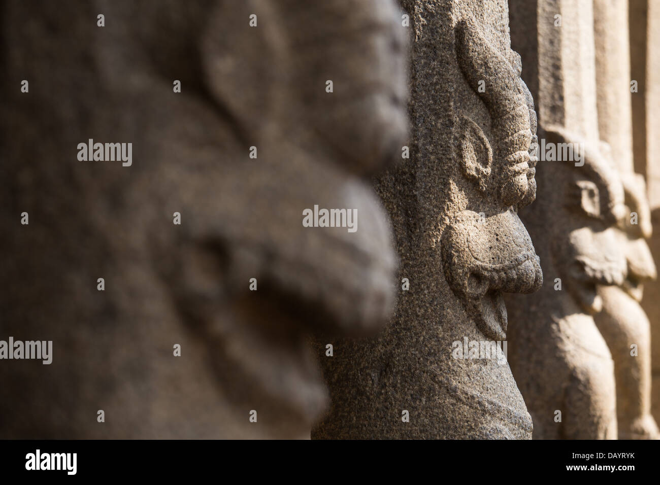 Mandapam Stone Temple Cave, Mahabalipuram or Mamallapuram, Tamil Nadu ...
