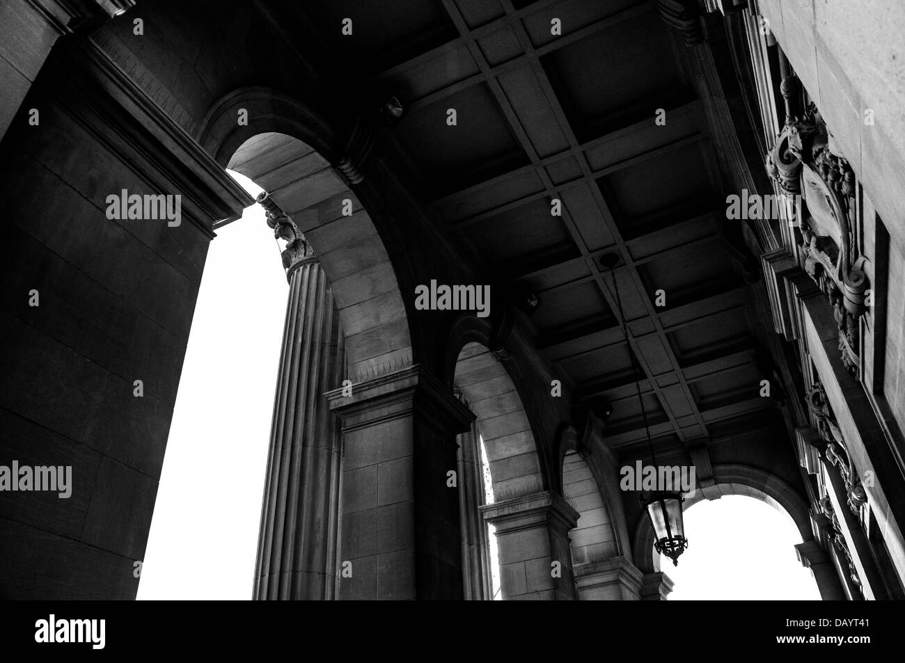 Arches at the entrance to the Handley Library in Winchester, Virginia ...