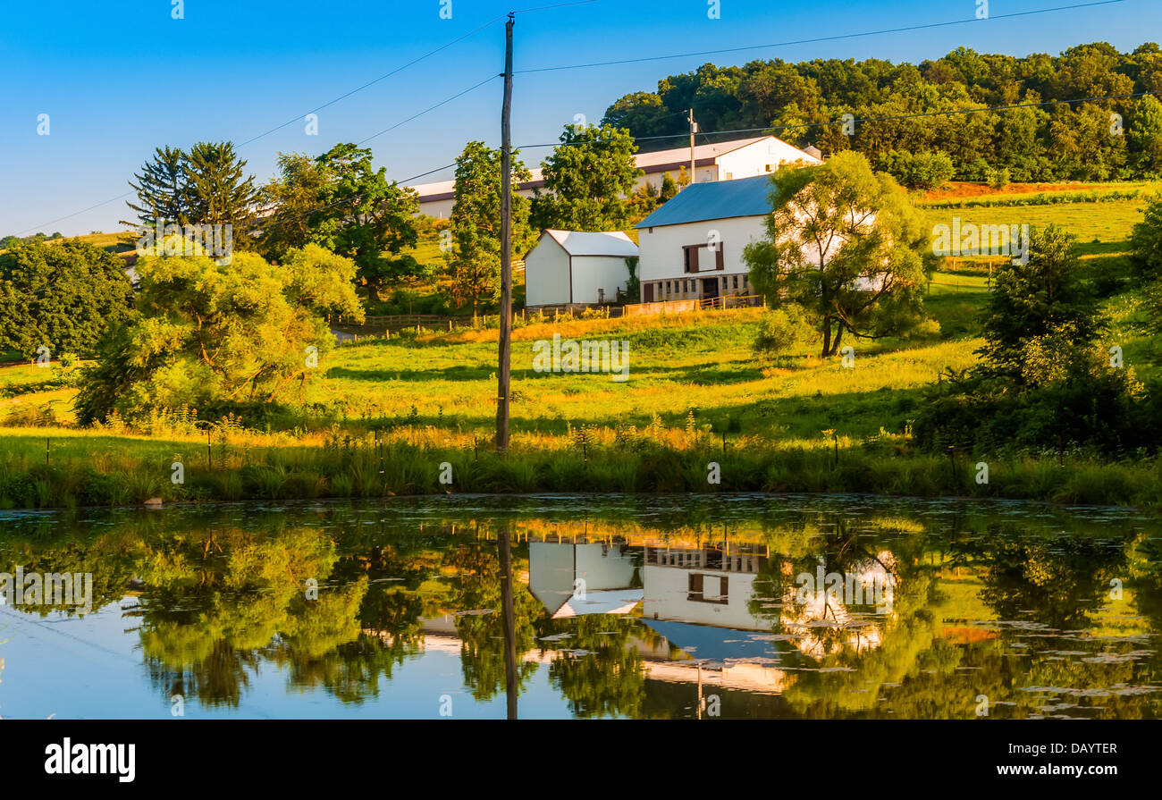 Barn with trees hi-res stock photography and images - Alamy