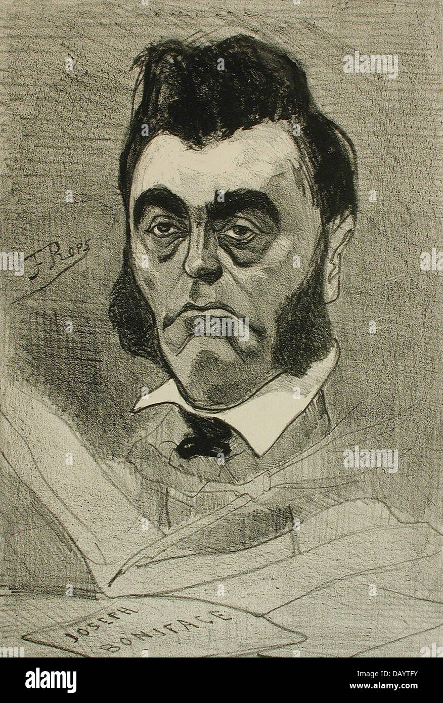 A portrait of Louis-Joseph-Boniface Defre, showcasing the detailed ...