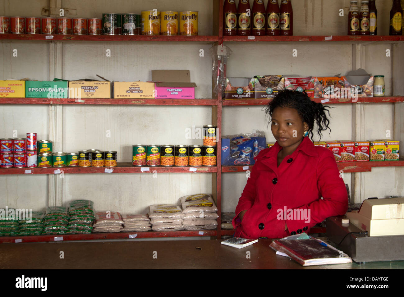 A grocery store in Lesotho Stock Photo - Alamy