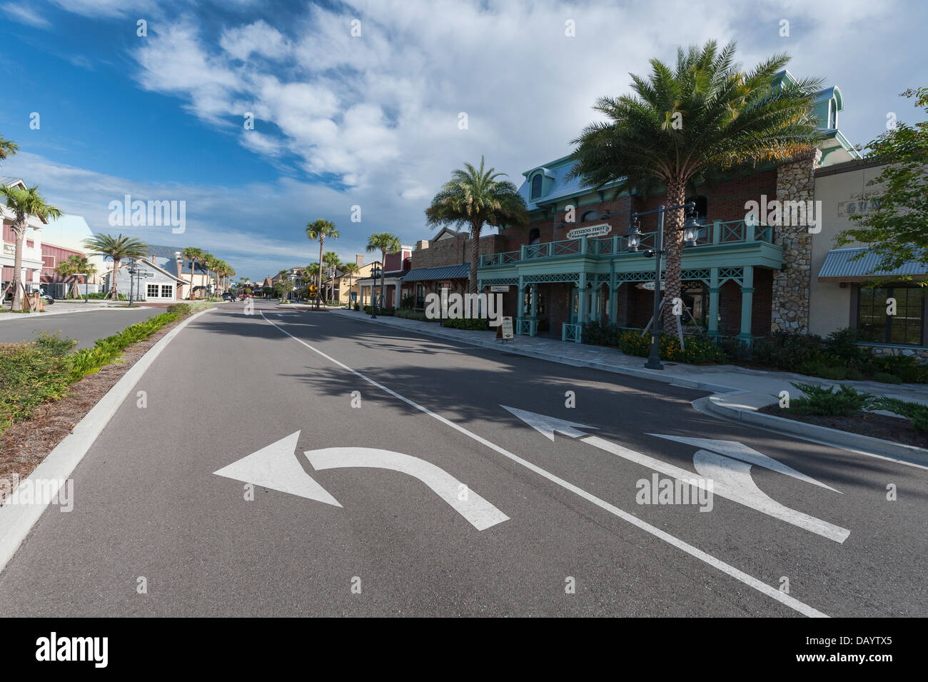 The city of Brownwood located in the Villages, Florida USA a retirement ...
