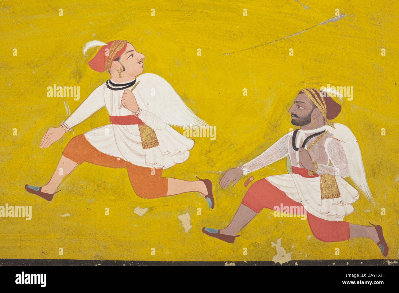 This portrait of Maharana Ari Singh II shows him demonstrating his ...