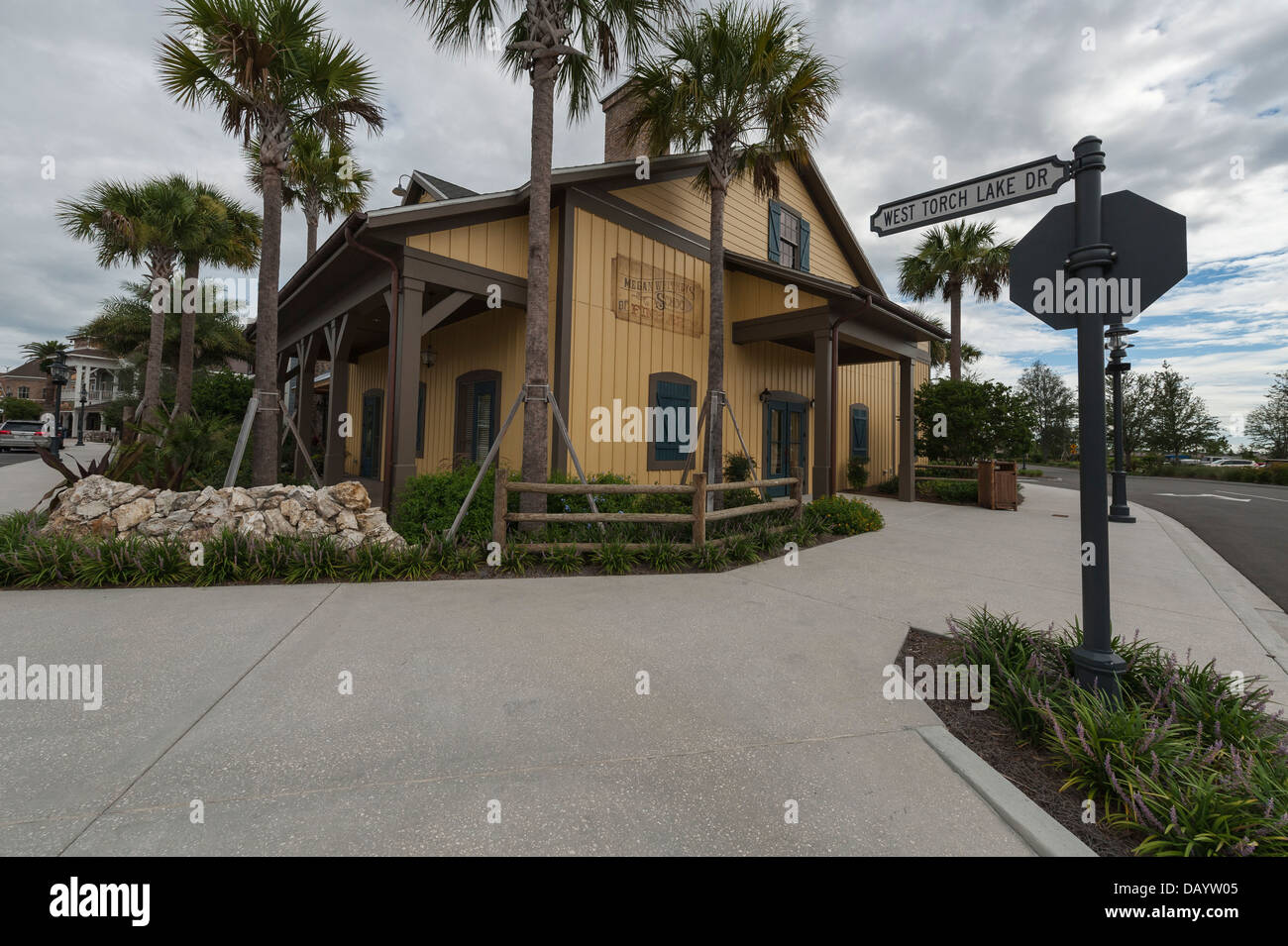 A landscape scene from Brownwood The Villages, Florida USA a retirement ...