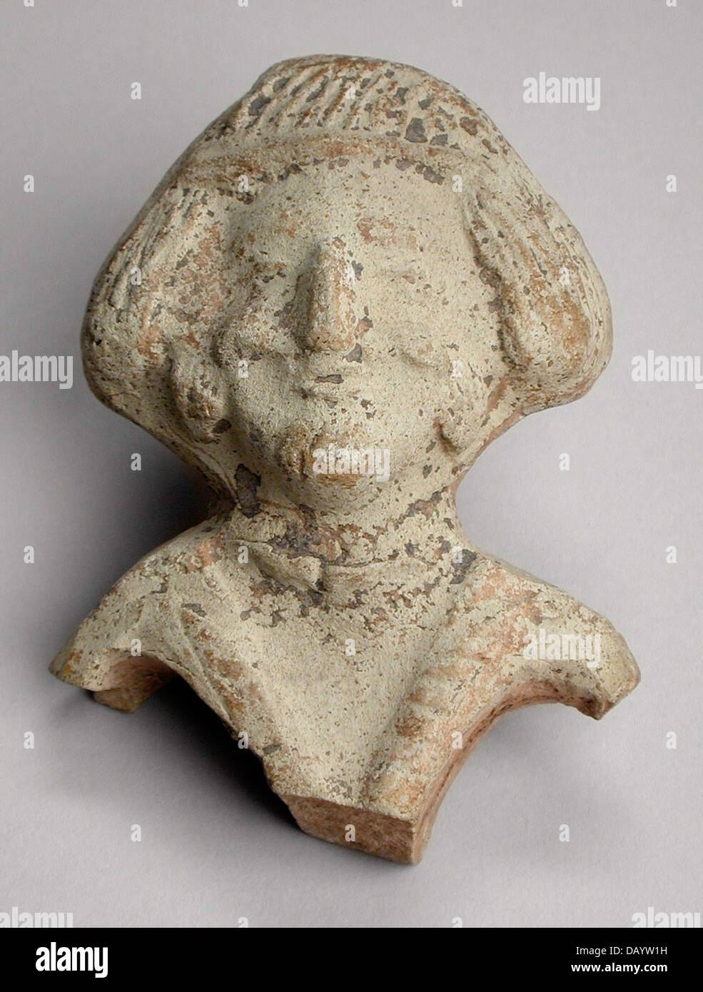 This male bust from the ancient Roman period exemplifies Roman ...