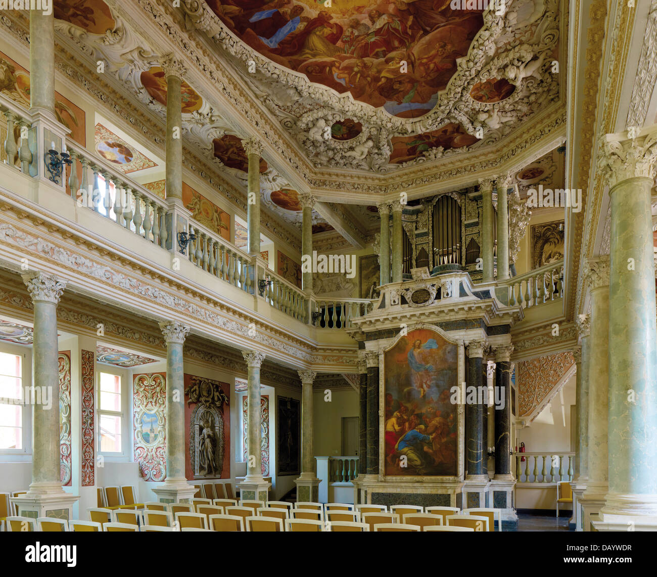 Chapel in the Royal Palace, Saalfeld, Thuringia, Germany Stock Photo ...