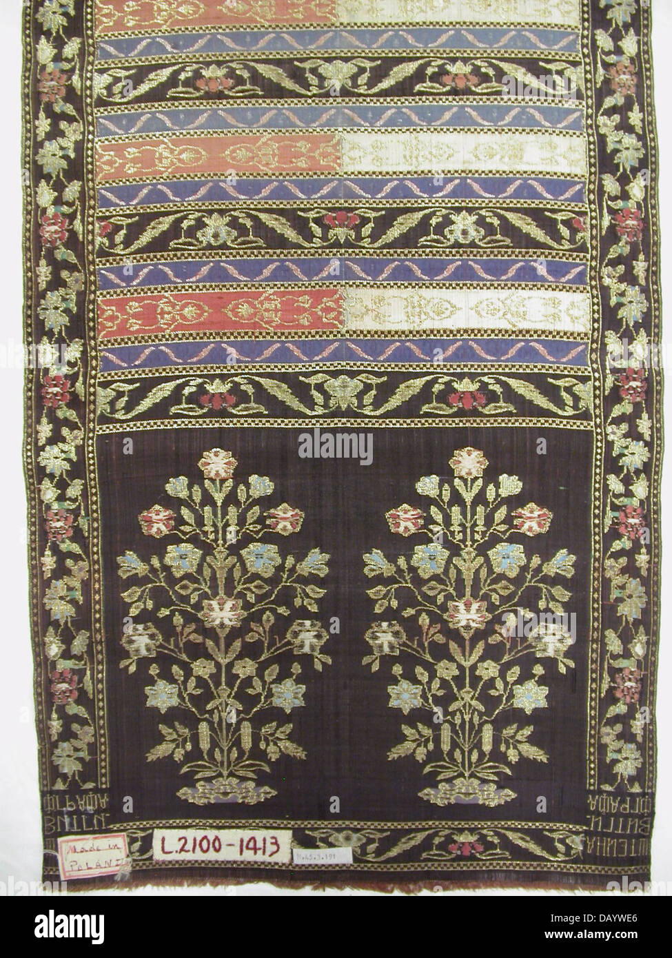 This man’s sash is a historical garment accessory, demonstrating the ...