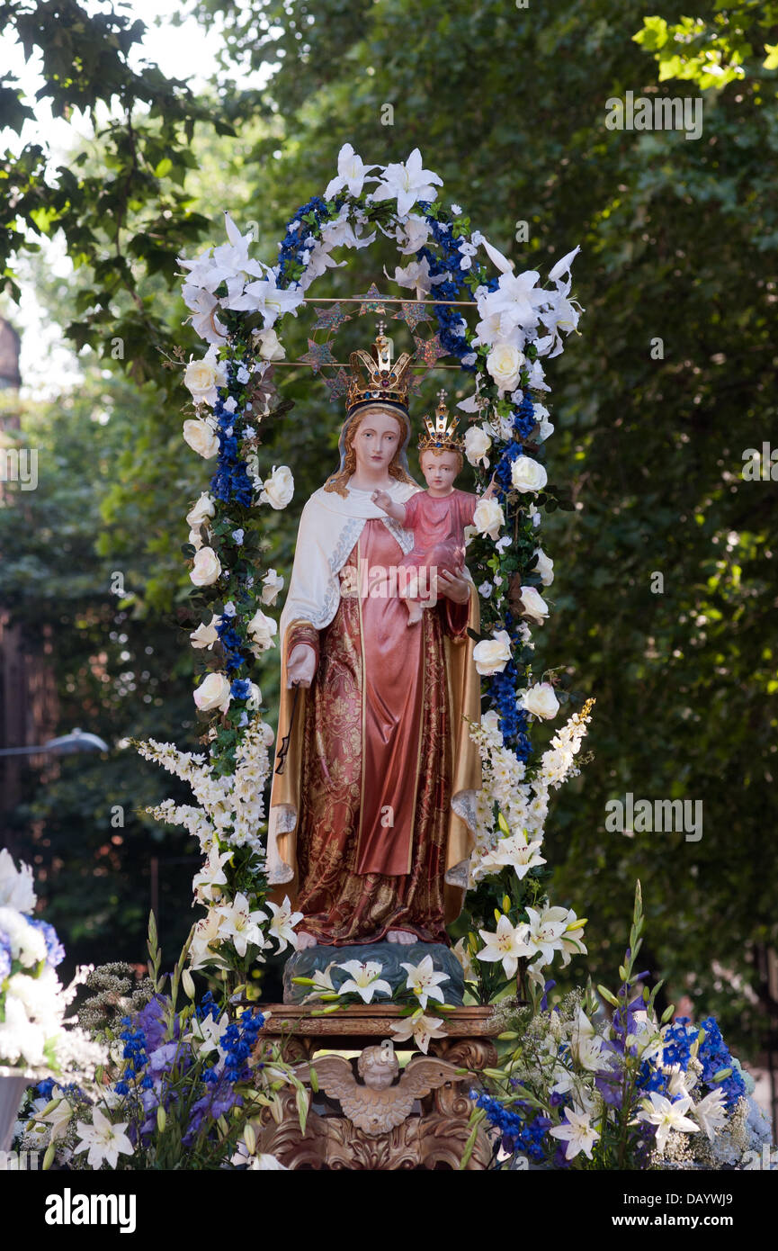 Feast of the madonna del carmine hi-res stock photography and images ...