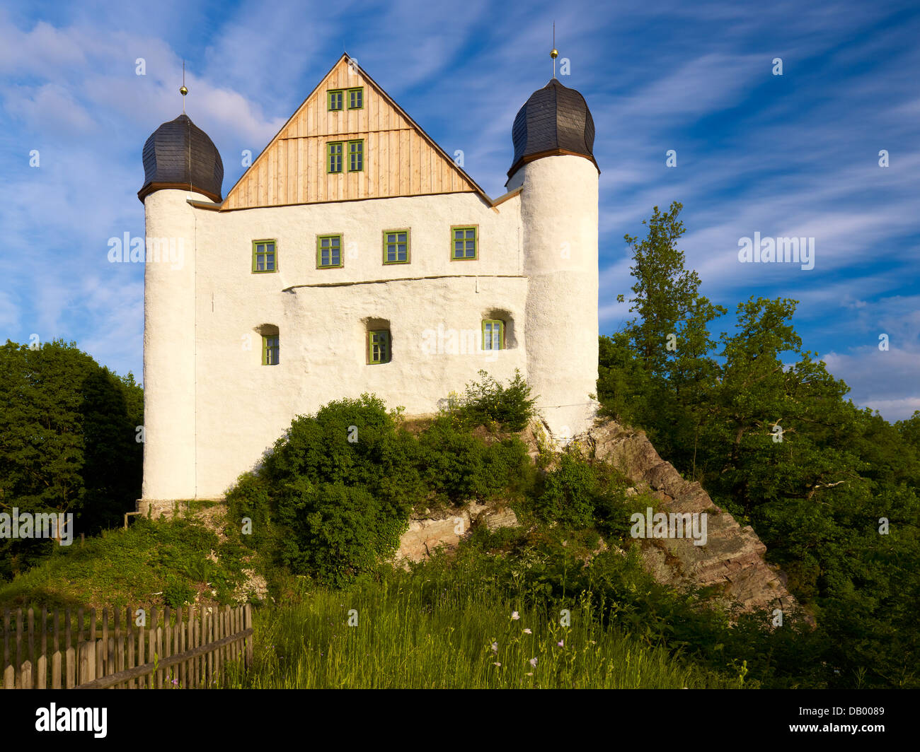 Armory of Schwarzburg Castle in Schwarzatal, Thuringia, Germany Stock ...