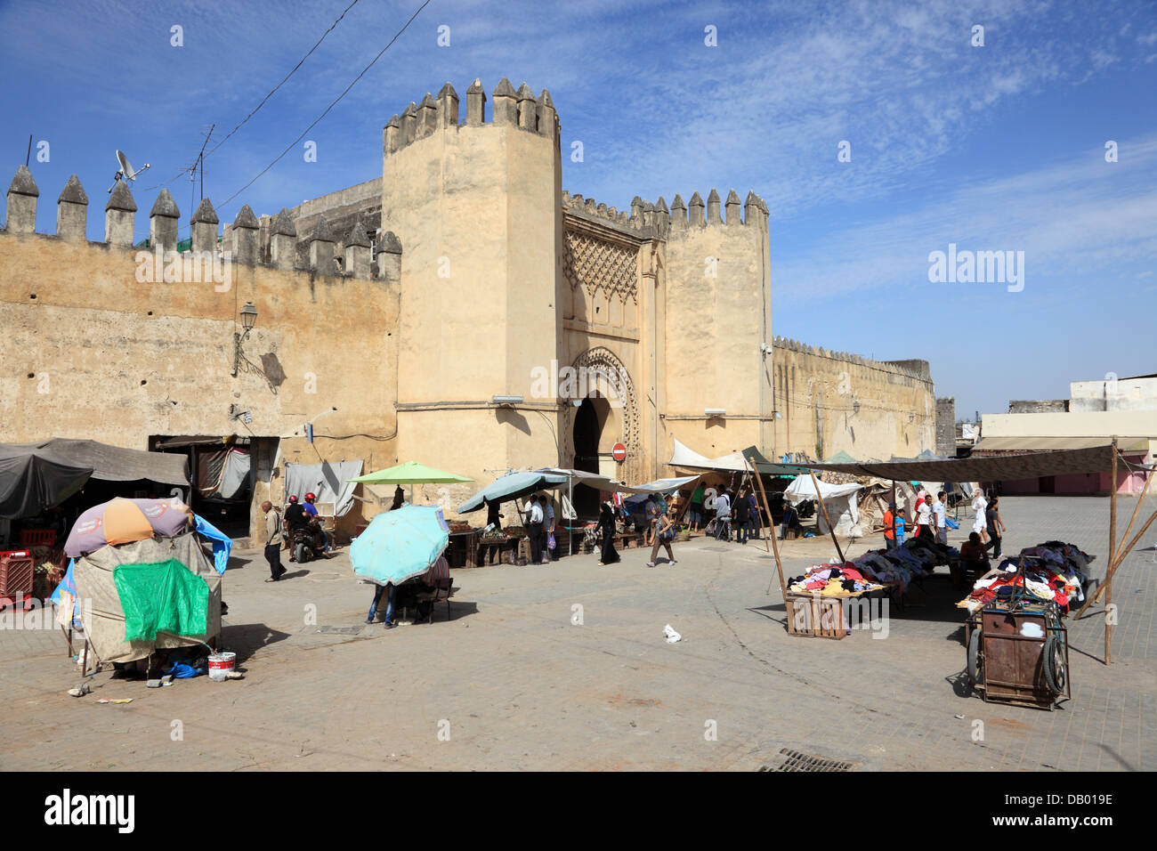 Gate to the Medina in Fes, Morocco, North Africa Stock Photo - Alamy