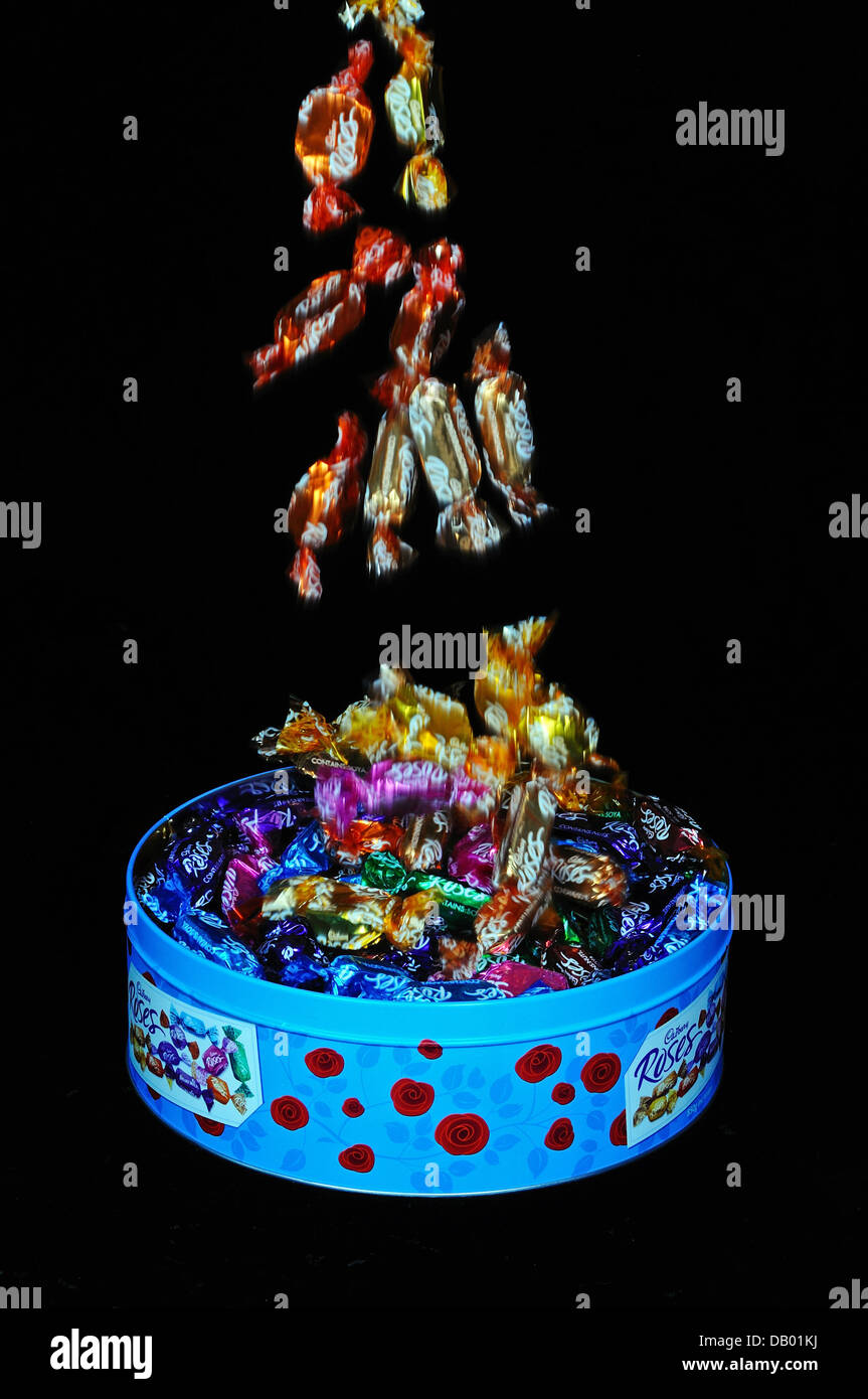 Cadburys roses chocolates hi-res stock photography and images - Alamy