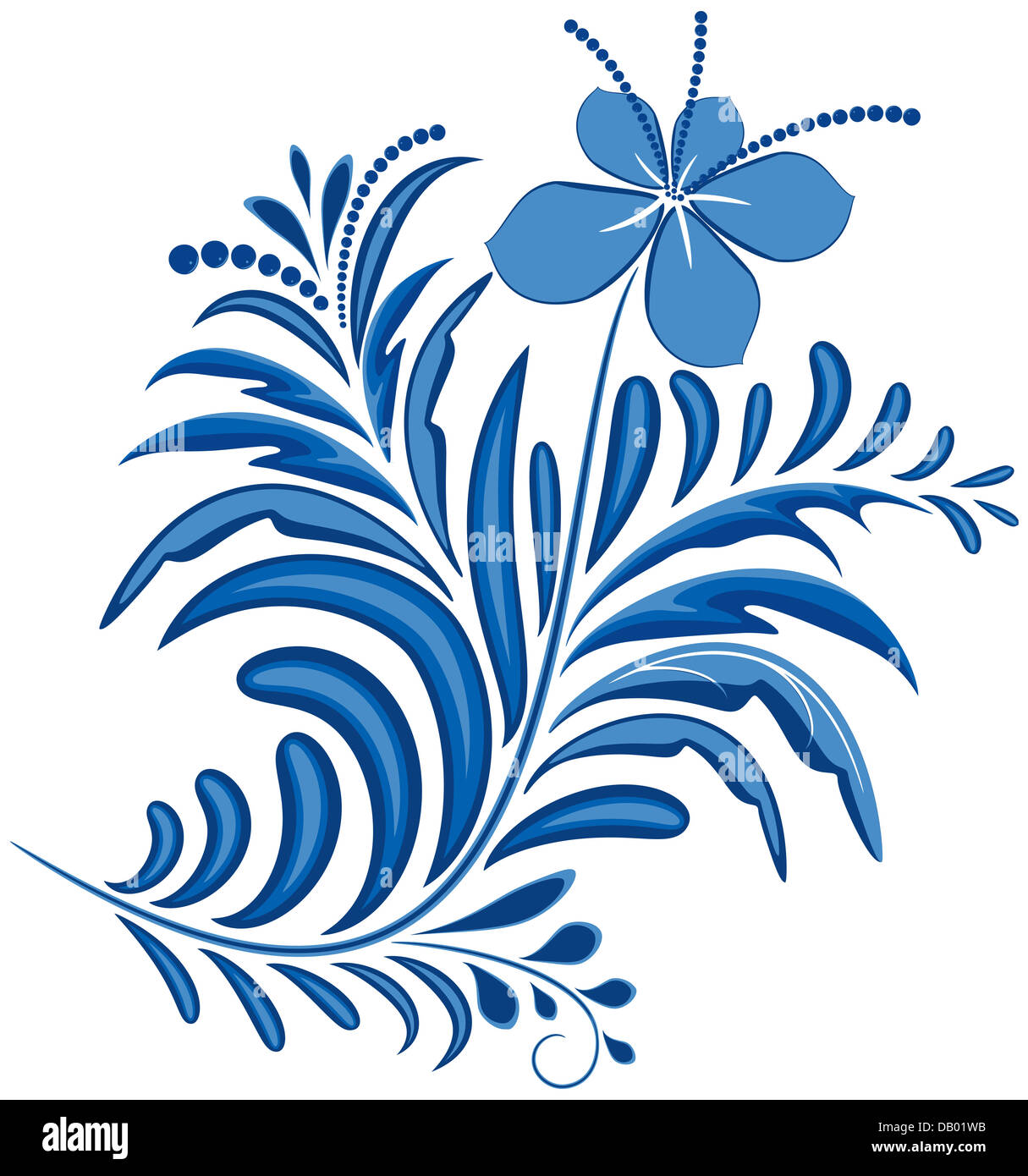 Rococo style floral design hi-res stock photography and images - Alamy