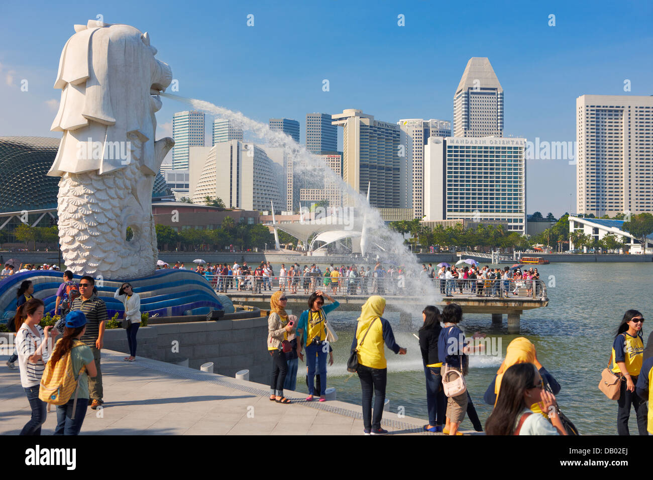 Merlion Park, Singapore Stock Photo - Alamy