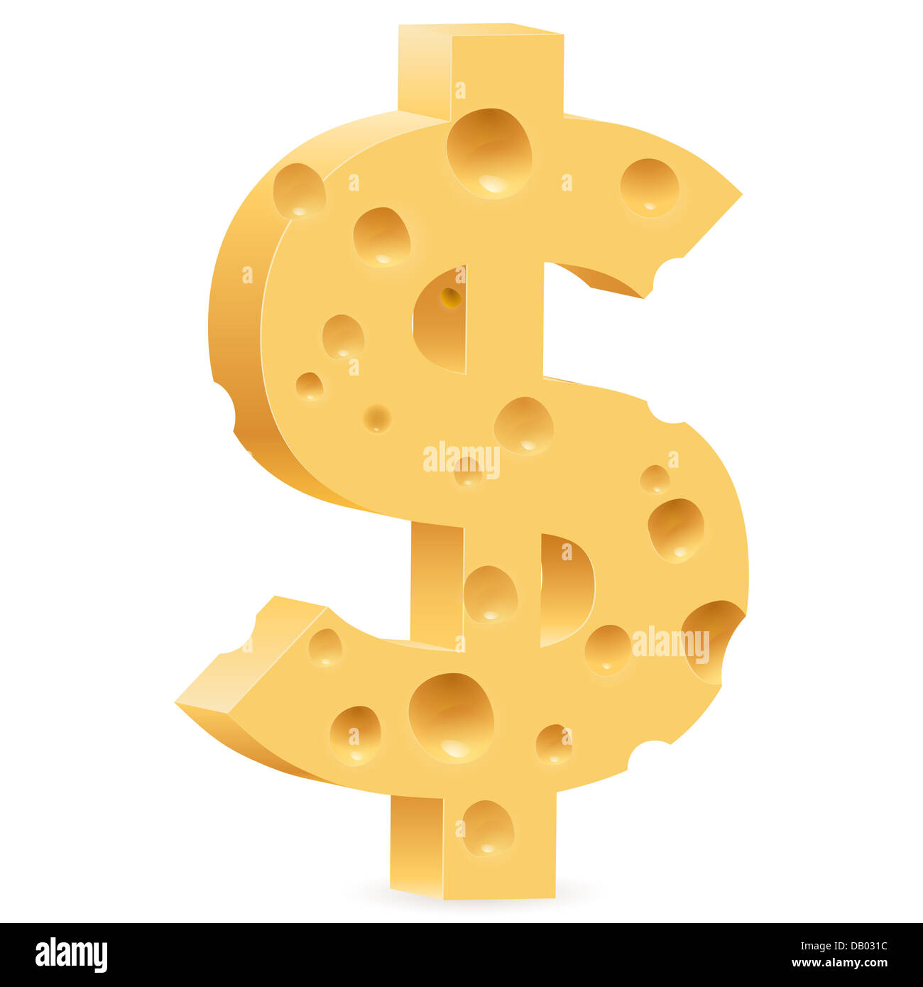 Dollar sign. Illustration on white background for design Stock Photo ...