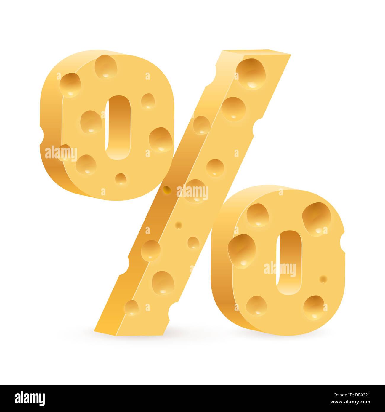 Percent sign. Illustration on white background for design Stock Photo ...