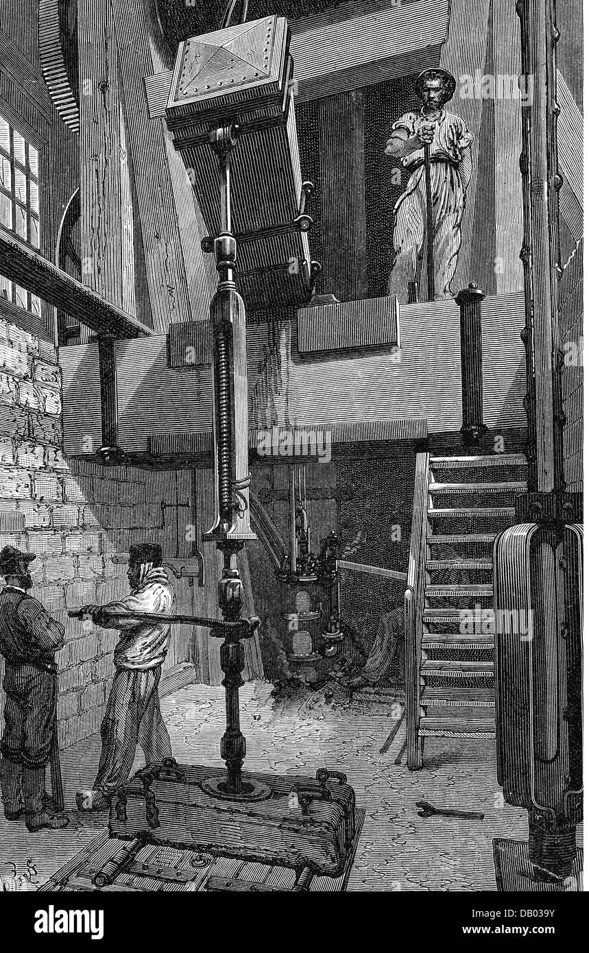 mining, conveyor technique, drill, surface part of a drilling device ...