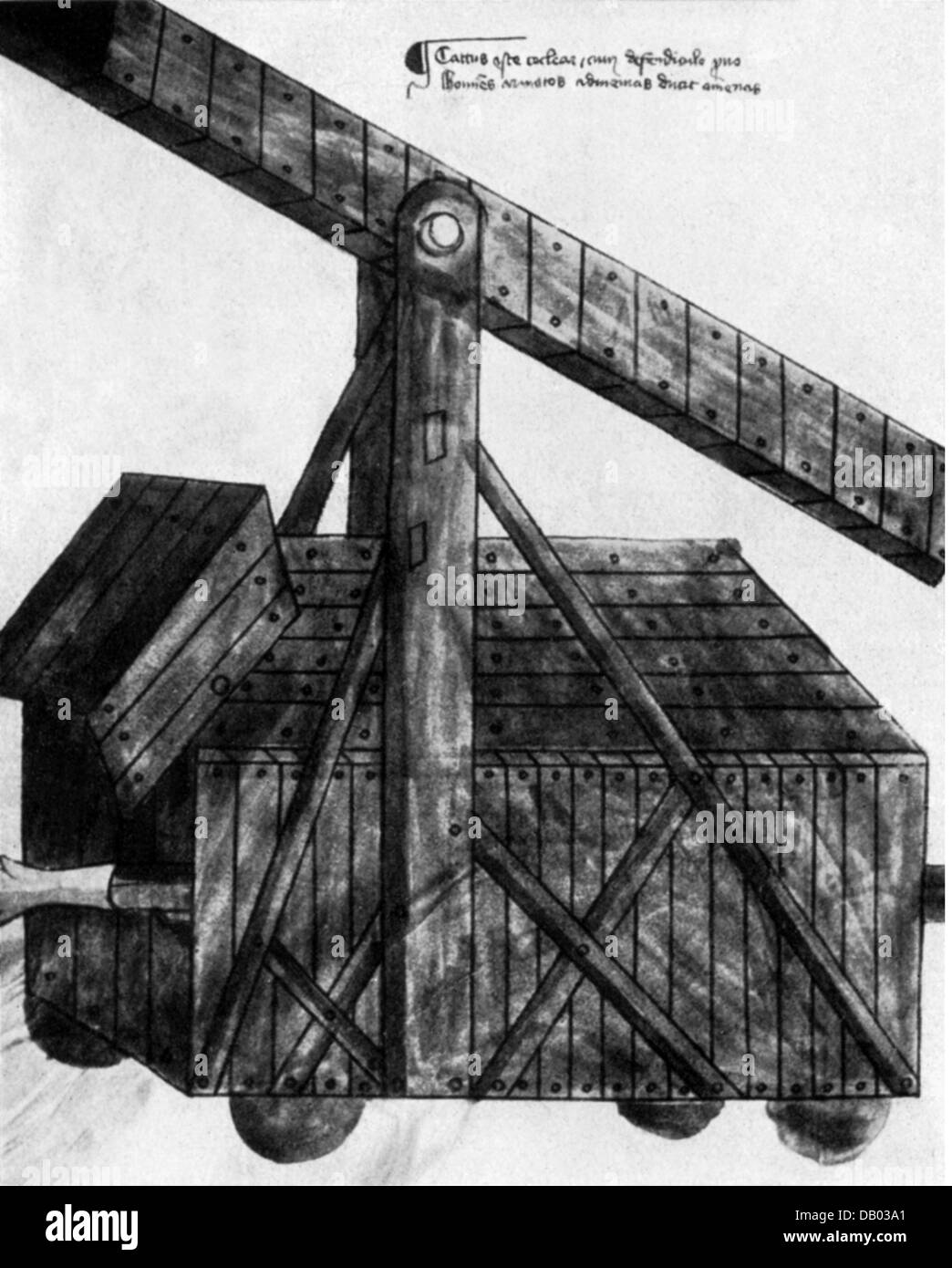 Medieval siege weapons Black and White Stock Photos & Images - Alamy