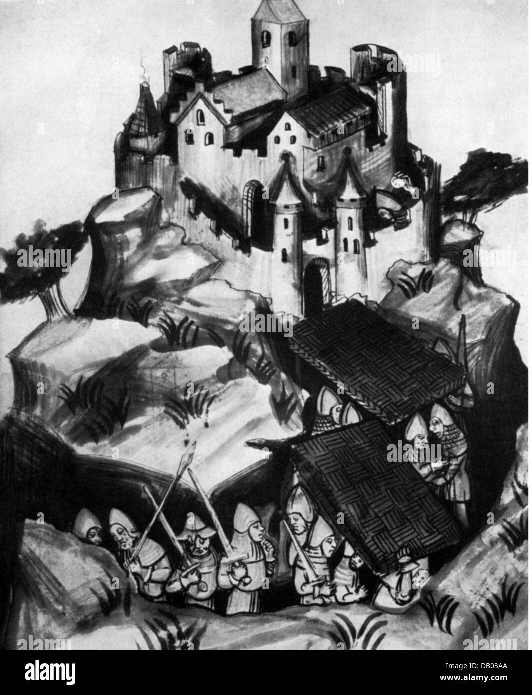 Siege of a castle hi-res stock photography and images - Alamy