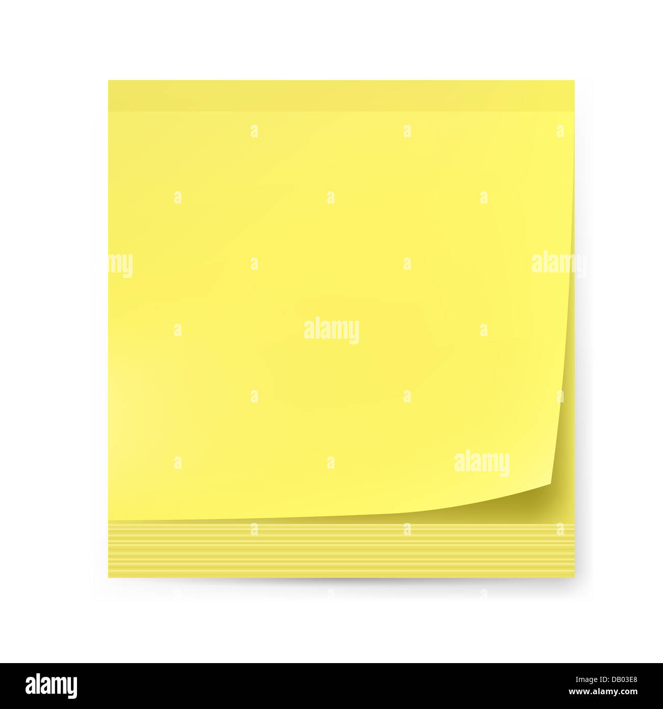 Yellow sticker. Illustration on white background for creative design ...