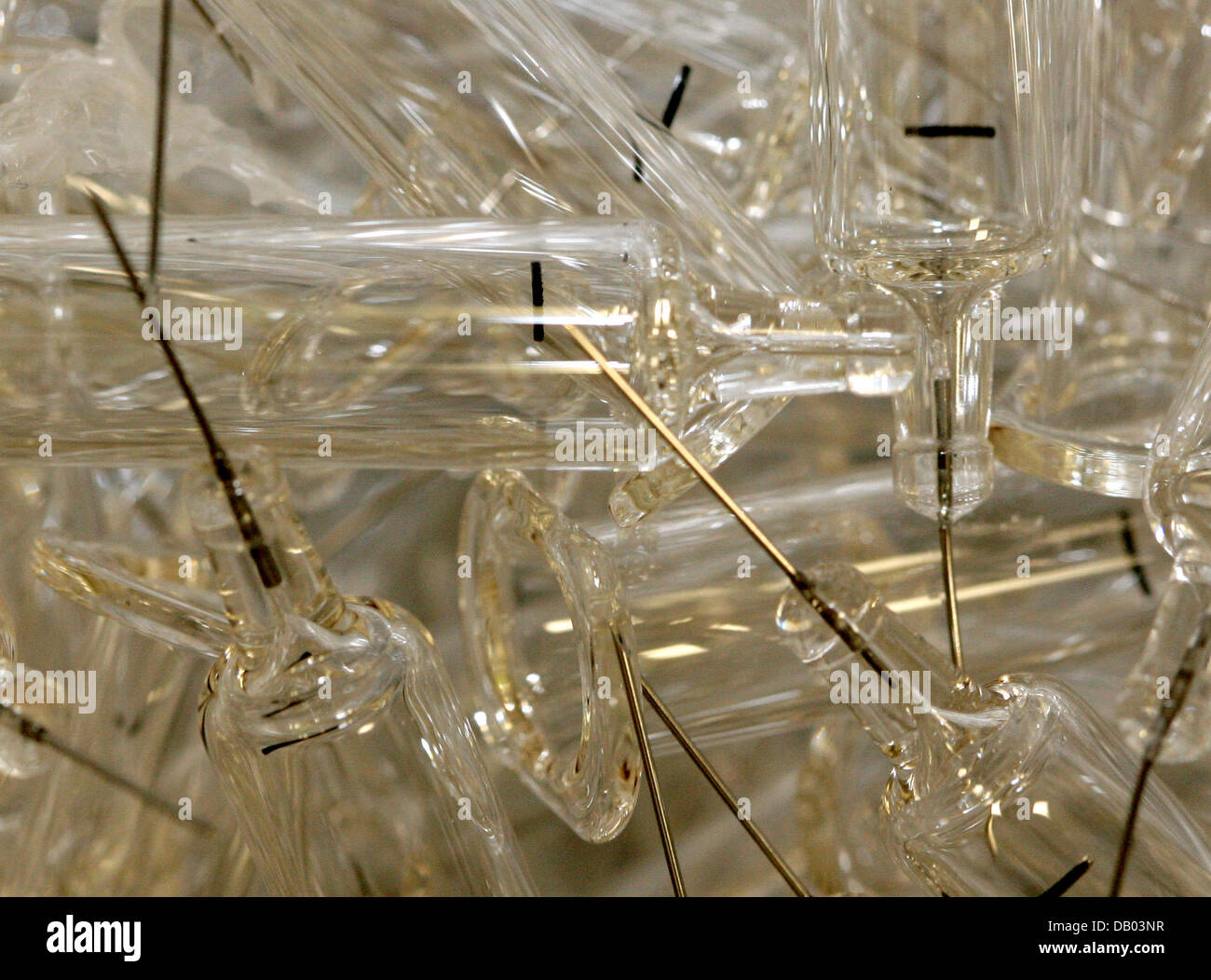 The picture shows Syringes at a plant of Gerresheimer in Buende ...