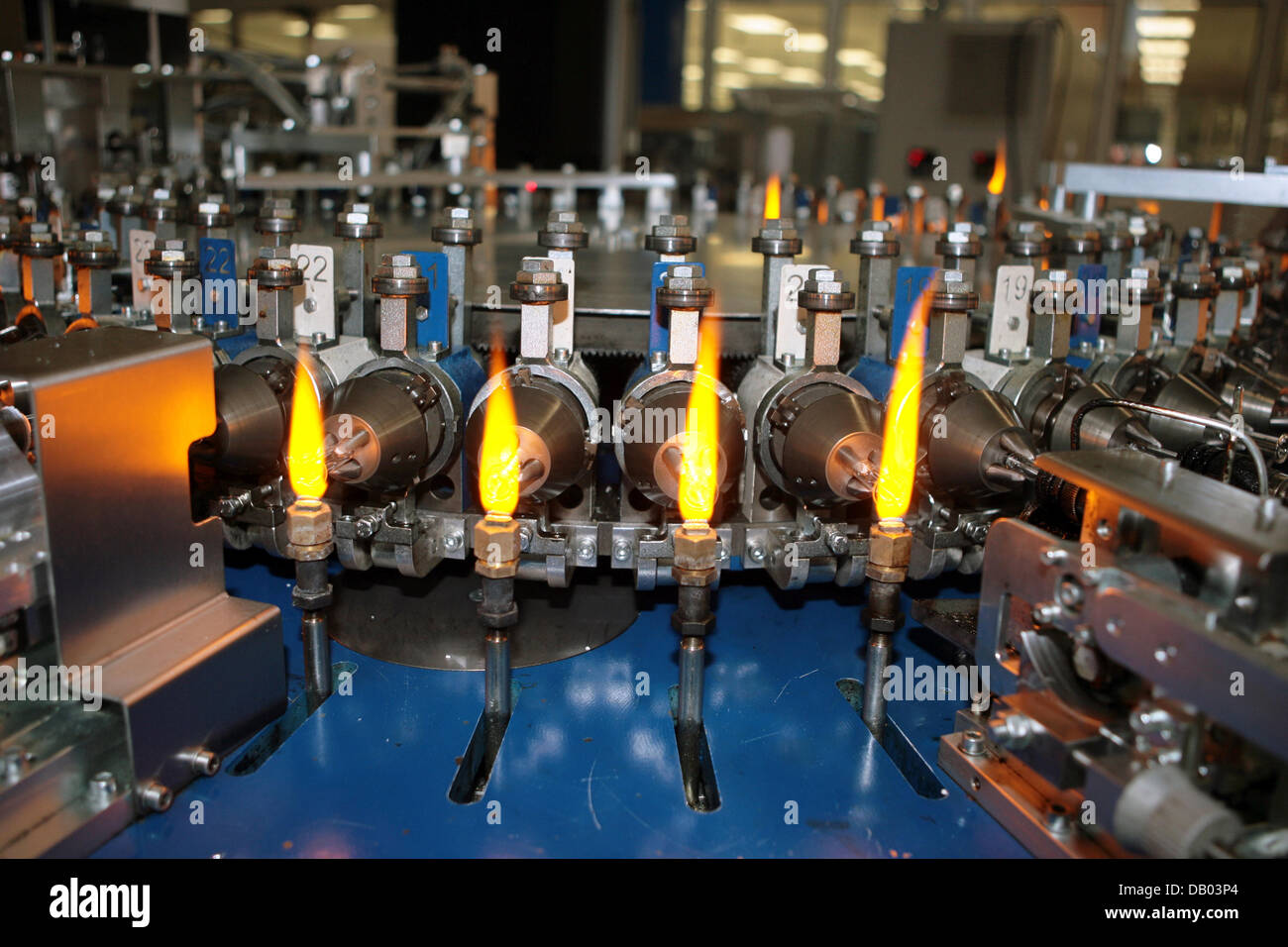 The picture shows the production of Syringes at a plant of Gerresheimer ...