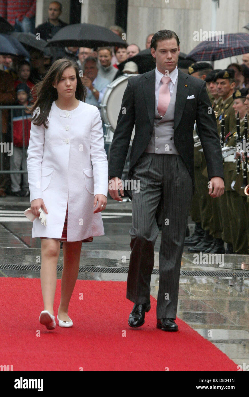 Princess Alexandra of Luxembourg (L) and Prince Felix of Luxembourg (R ...