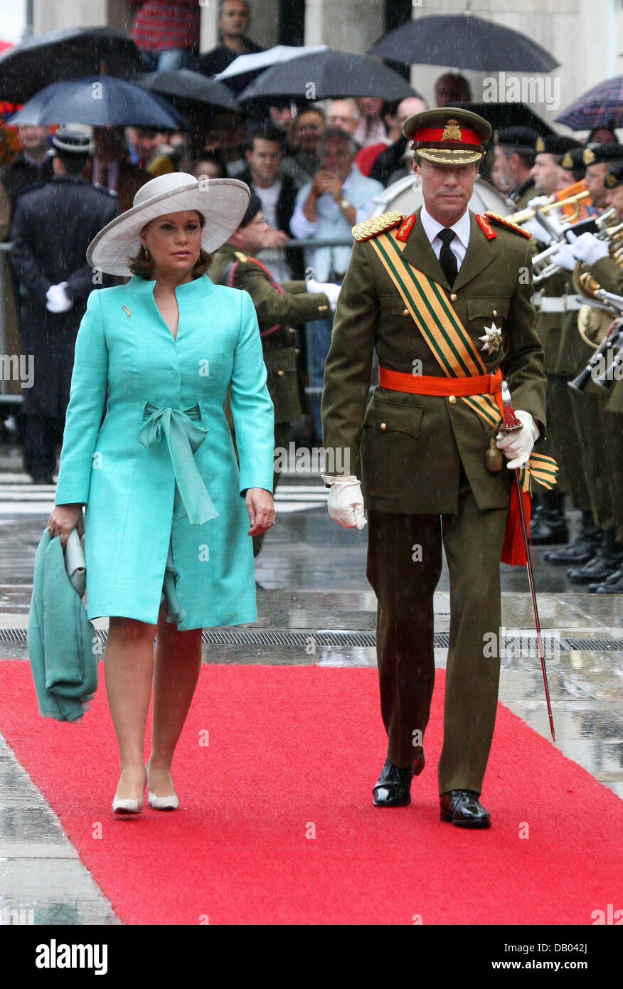 Human interest hum people society male royals uniform female luxembourg ...