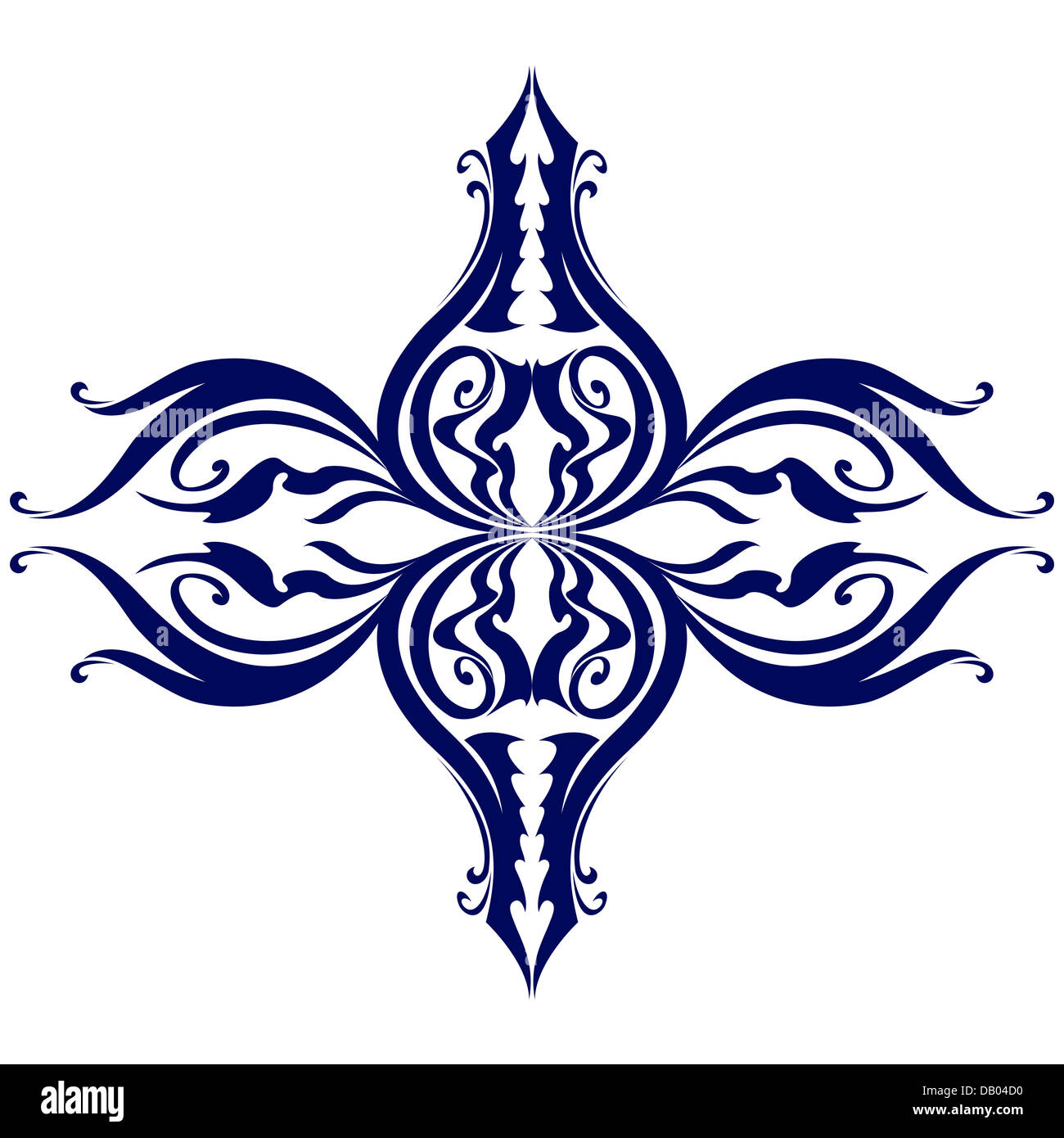 Classic Decor Element. Illustration on white background Stock Photo - Alamy