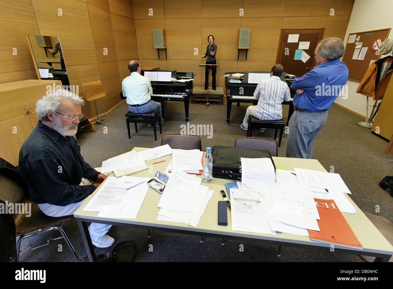 Arts culture entertainment ace music conductor germany hi-res stock ...