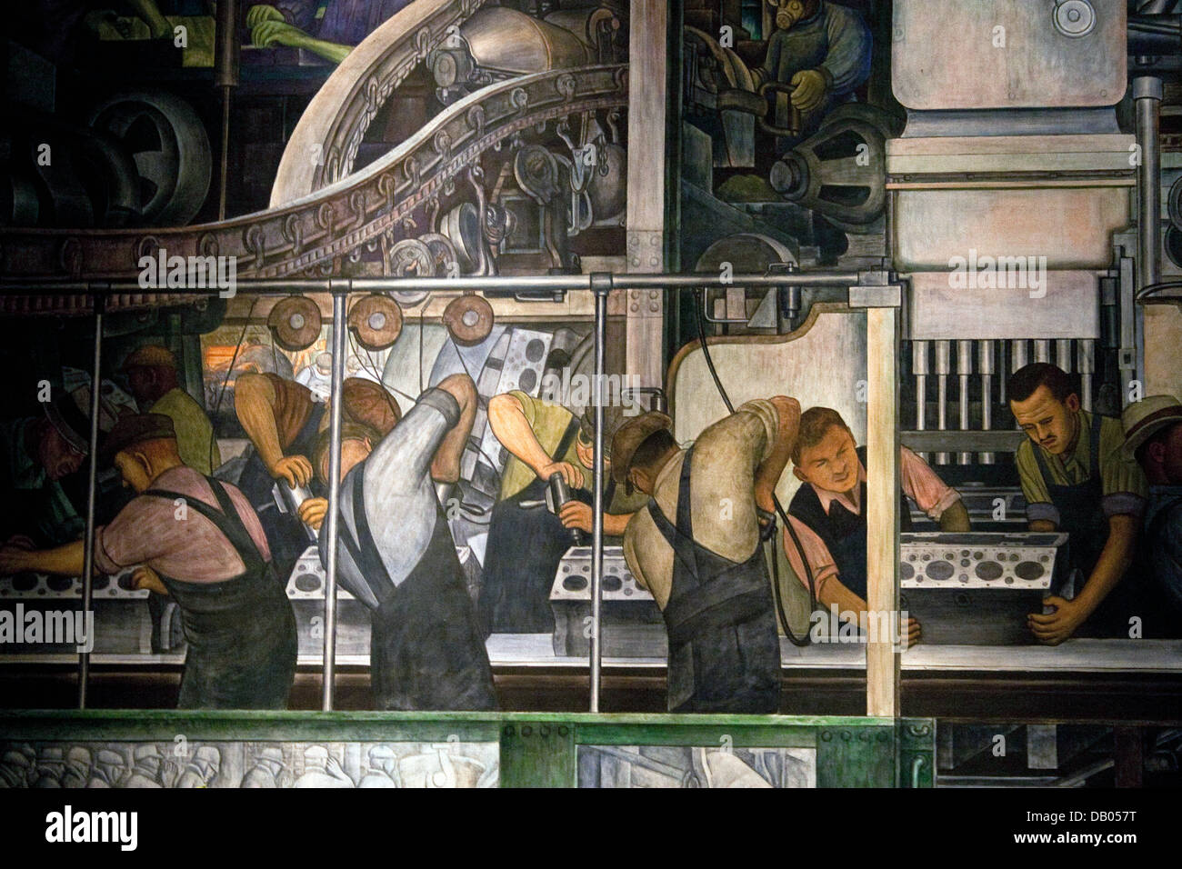 Diego Rivera Detroit Institute Of Art Industrial Murals Detroit