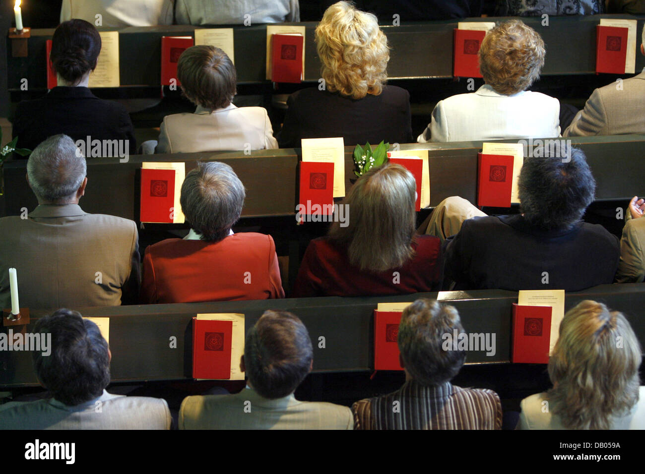 Family members, guests and visitors are pictured during a confirmation ...